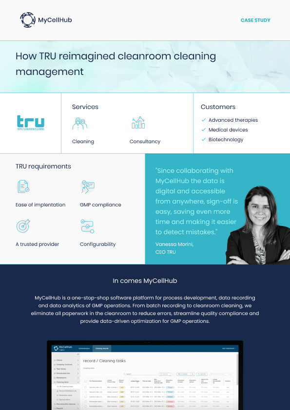 How TRU reimagined cleanroom cleaning management